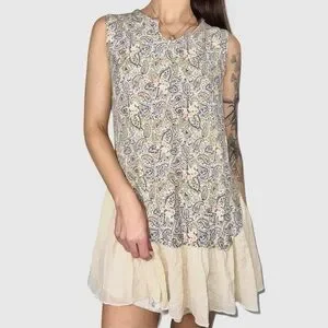 Paisley Vine | Dresses | Paisley Vine Drop Waist Dainty Cottage Core ...